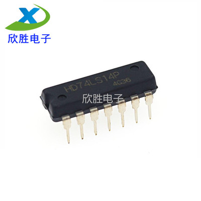 全新进口原装 HD74LS14P SN74LS14N DIP14 数字逻辑芯片IC