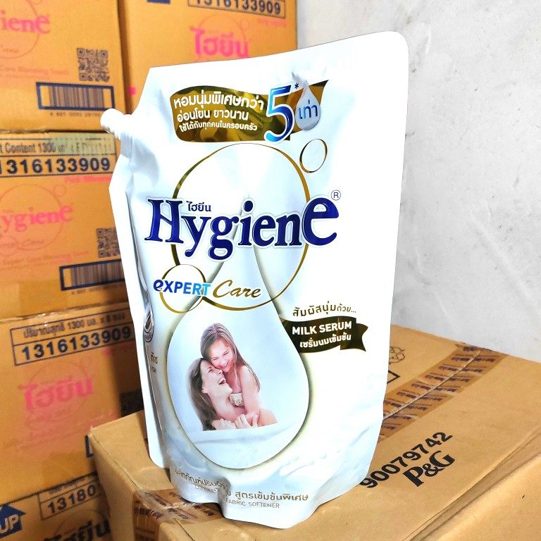 泰国进口Hygiene 衣物护理柔顺剂伴侣浓缩型防静电持久留香1.1L袋