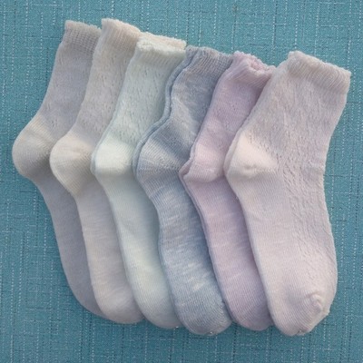 销售男女31-34码棉质镂空网眼中筒袜子