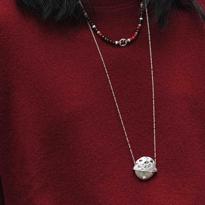 inLESS | 乌鸦巢 Crow's Aerie 小马窗花可活动银盒子项链