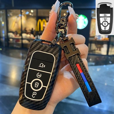 适用福特锐界L钥匙套探险者新蒙迪欧锐际EVOS福克斯汽车包扣壳男