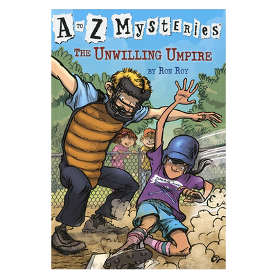 神秘案件21迫不得已的裁判 正版英文原版The Unwilling Umpire A to Z Mysteries小学初级章节书 神秘事件英文版 儿童侦探推理小说