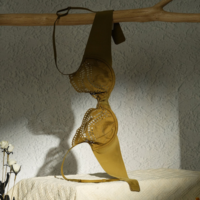 梧桐本色性感小胸文胸超薄水晶杯无痕美背细肩带内衣时颂WN65252