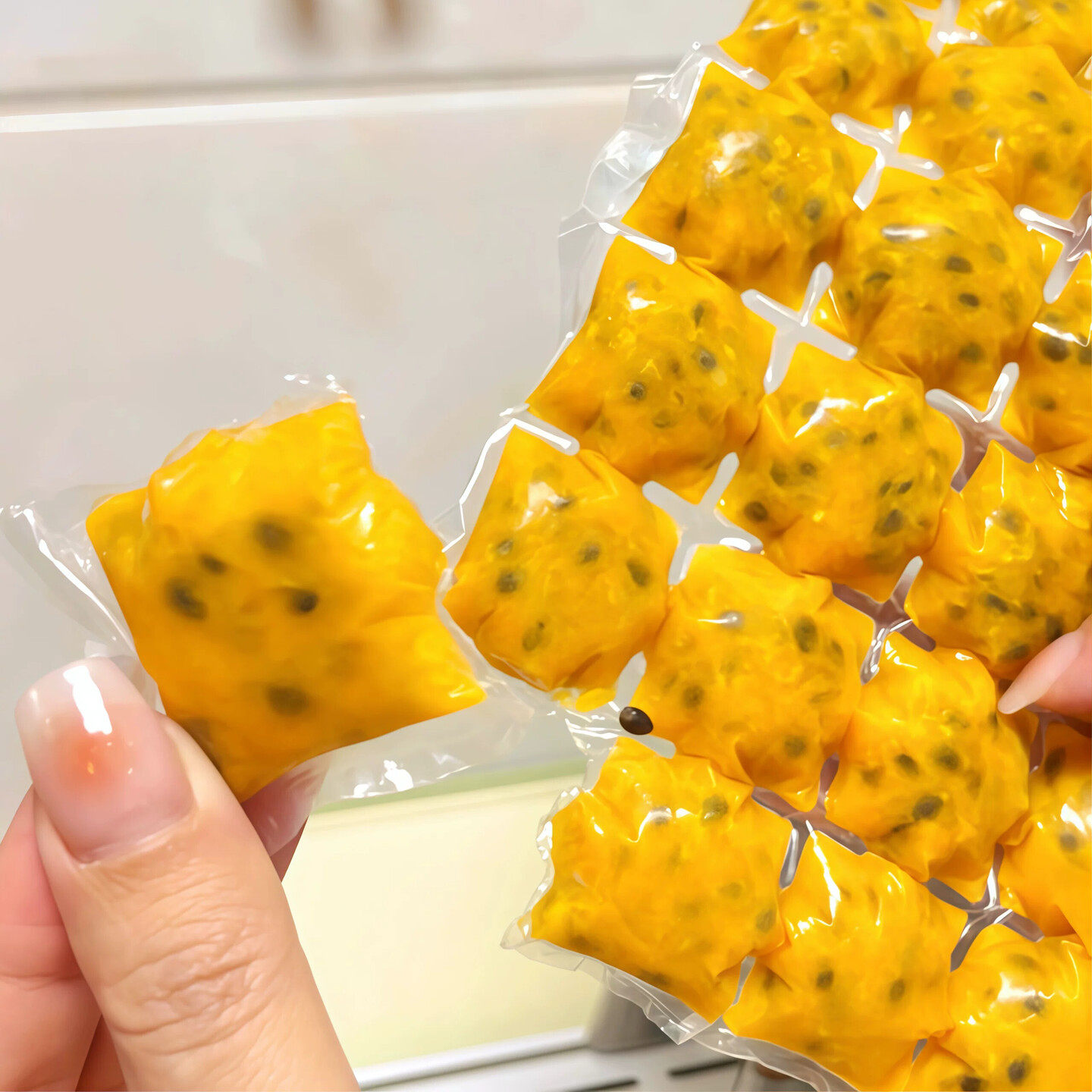 一次性制冰袋食品级冰格袋冻冰块百香果制冰盒大容量冰箱自制模具