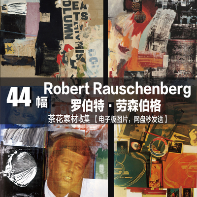 罗伯特 劳森伯格 Robert Rauschenberg抽象 波普艺术表现主义素材