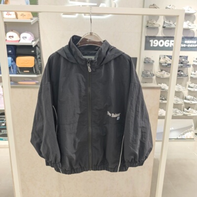 New Balance/NB童装秋男女童防泼水运动休闲连帽梭织外套7AG3E083