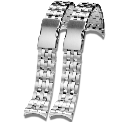 奢鸥常规实心精钢表带中光