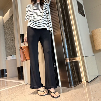 摩登197高腰显瘦九分休闲裤