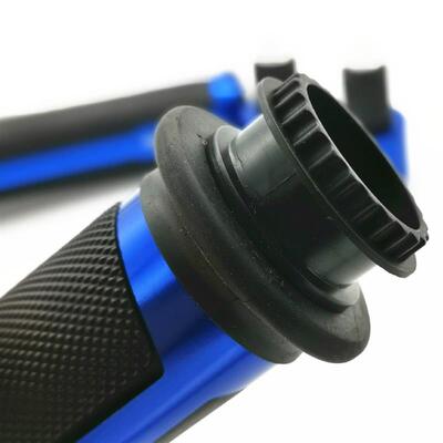 Motorcycle retrofit CNC tape plugged in the street bike hand