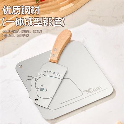 The stainless steel mini-plate, the portable fruit knife, th