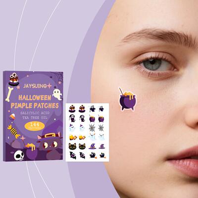 JAYSUING Halloween Acne Patches, gentle care for facial skin