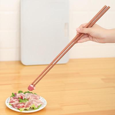 Extended chopsticks for hot pot, designed to prevent burns w