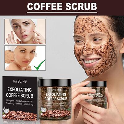 Jaysuing Coffee Scrub Deep Cleansing Body Exfoliant for Refr