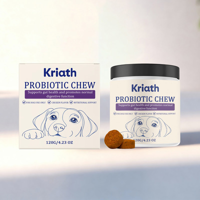 Kriath 狗狗益生菌咀嚼片 配方温和呵护狗狗日常宠物护理咀嚼片