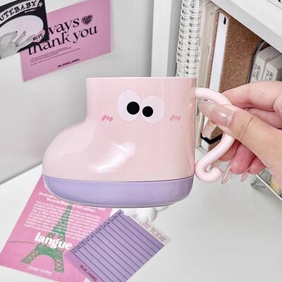 Cute Mouthwash Cup for Home and Dorm Use, Toothbrush Holder