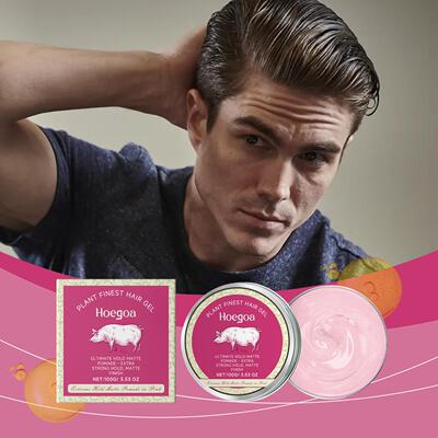 Hoegoa Pink Styling Jelly - Long-lasting hold, refreshing an