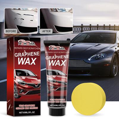 HOMONTH Car Scratch Care Wax - Graphene Wax for Deep Paint S