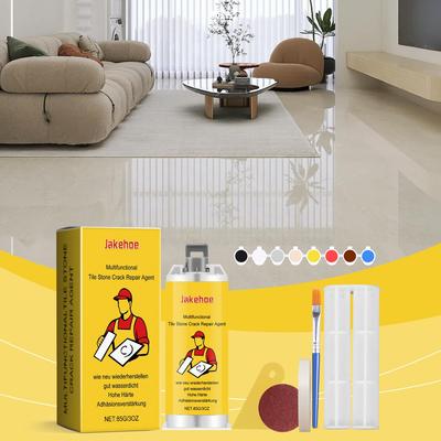JAKEHOE Tile Crack Repair Adhesive for Fixing Cracks, Glaze,