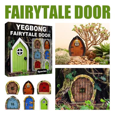 Yegbong Garden Decorative Fairy Doors, Courtyard Tree Decor