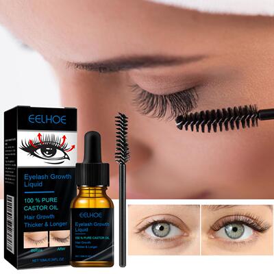 EELHOE Castor Oil Mascara - Daily Natural Lash Enhancer for