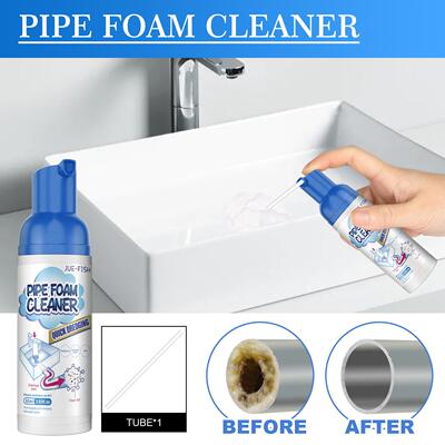 Jue-Fish Pipe Foam Cleaner, Household Pipe and Drain Deodori
