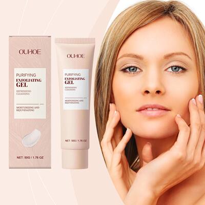 OUHOE Exfoliating Gel - Gently cleanses and refreshes the fa