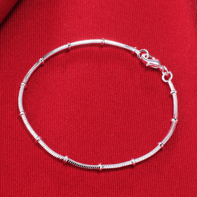 Hot new 925 sterling silver Bracelets for women fine snake