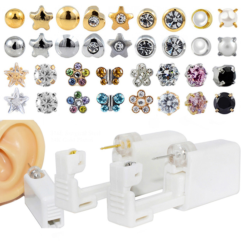 Disposable Sterile Ear Piercing Unit Cartilage Tragus Helix