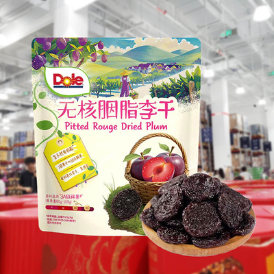 Dole无核胭脂李干520g独立装