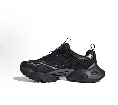 adidas XLG RUNNER DELUXE跑步鞋 男女同款 黑色IH0070