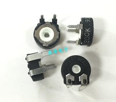 原装进口西班牙PIHER可调电位器PT10-200K 卧式 六角形孔
