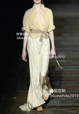 维纳斯女神长款拖地裙