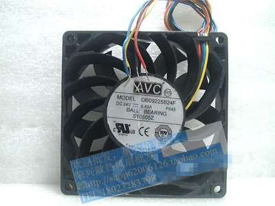 AVC DB09225B24F-P045 9025 24V 0.55A 4线 变频器散热风扇