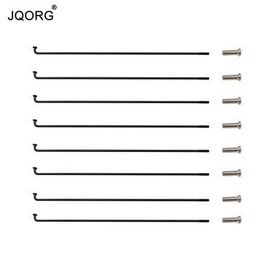黑色弯头自行车车轮辐条直径2.0mm304不锈钢材质圆自行车车条钢丝
