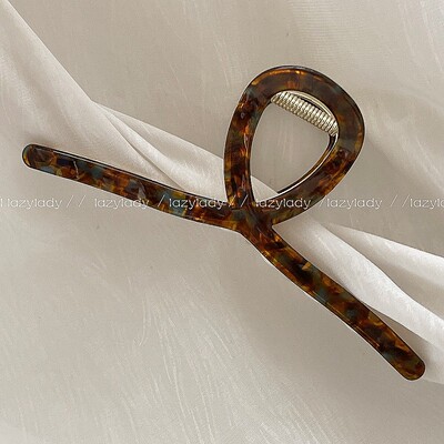 lazylady抓夹醋酸合金ins风