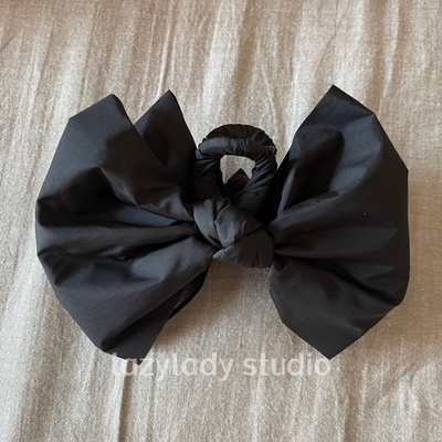 大号 自重轻！氛围感大蝴蝶结抓夹高级感发夹女后脑勺鲨鱼夹头饰