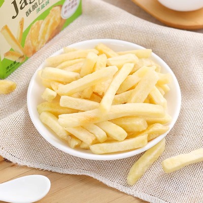 六盒装Calbee卡乐比jagabee佳可比淡盐味薯条膨化食品休闲小零食