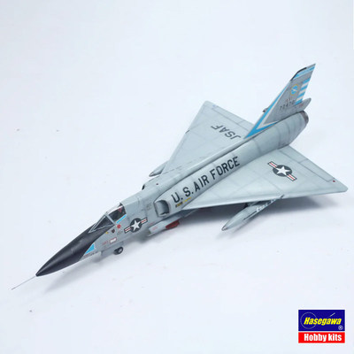 长谷川 拼装模型 00341 C11 1/72 F-106A三角标枪 截击机飞机模型