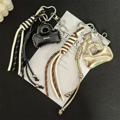 新款钥匙扣小众ins包包挂件miu风情侣挂饰钥匙扣挂