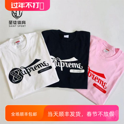 Record复古LogoT恤Supreme