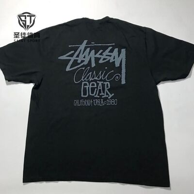 Stussy胸前Logo标语短袖