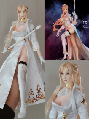 【现货】1/6可动兵人尼尔2b部队司令官头雕gk转女兵人人偶