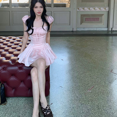 Lienni甜心芭蕾双面缎鱼骨芭蕾裙