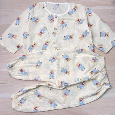 B54纱布家居服套装图案多0884   100-150