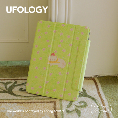 Ufology原创小猫适用ipadair7保护壳pro11寸平板mini6/7保护套air4/5/6磁吸全包笔槽13寸苹果8/9/10/11代