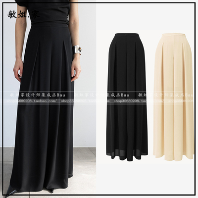 26春韩国设计师品牌BAU by Bride And You新款4月纯色褶皱休闲裤