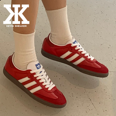 adidas系带男女同款板鞋低帮