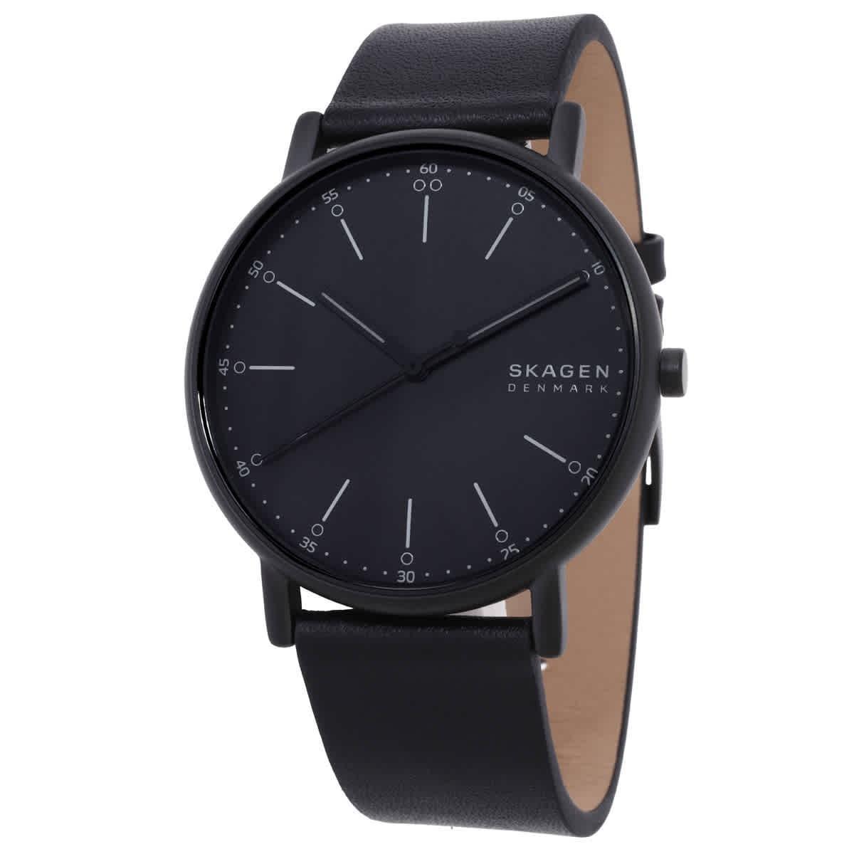 Skagen Signatur黑色表盘男士手表SKW6902