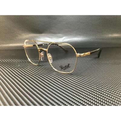 Persol PO2483V 1097金色方形长方形男士52 mm近视眼镜框架