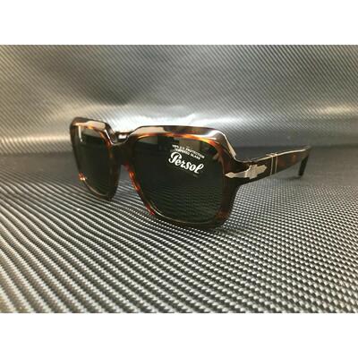 Persol PO0581S 24 31棕色绿色方形男士太阳眼镜54 mm